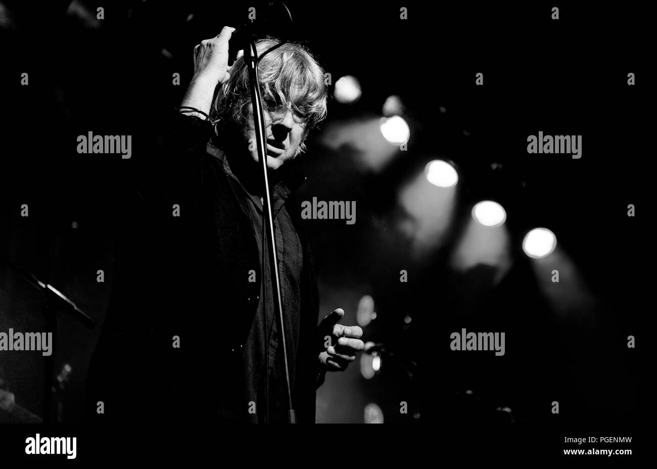 Belgian singer Arno performing his Arno's Stoemp concert at the Theater ...