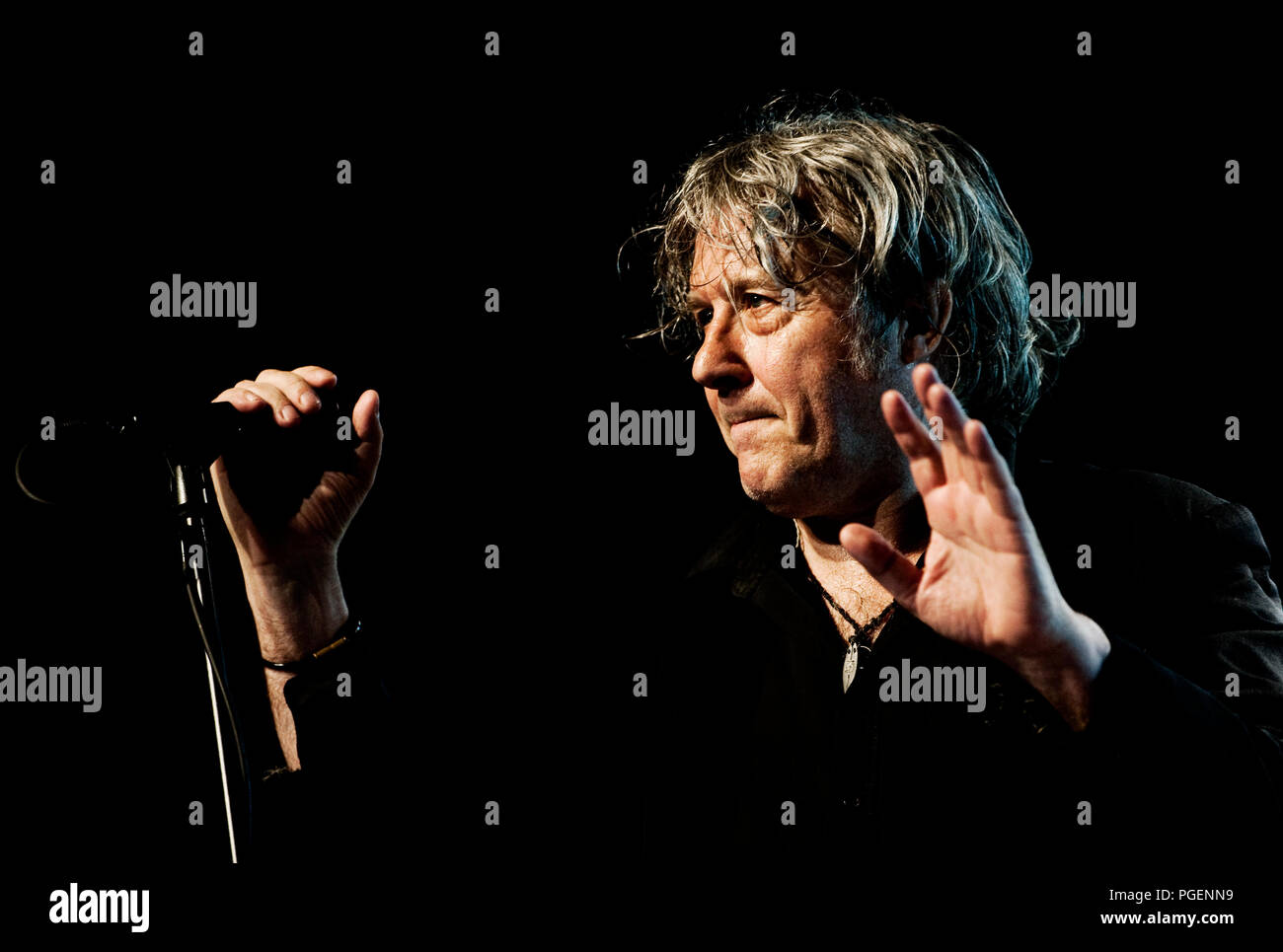 Belgian singer Arno performing his Arno's Stoemp concert at the Theater ...