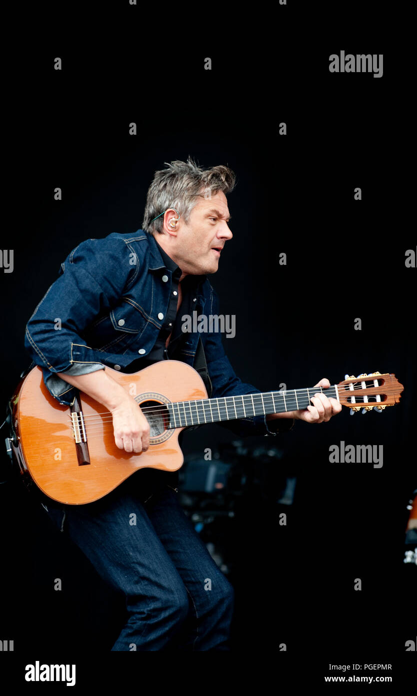 Flemish folk singer Bart Peeters in concert at the fourth day of the ...