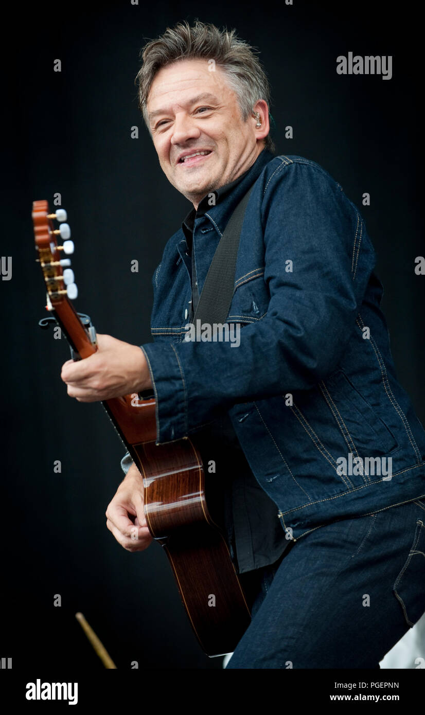 Flemish folk singer Bart Peeters in concert at the fourth day of the ...