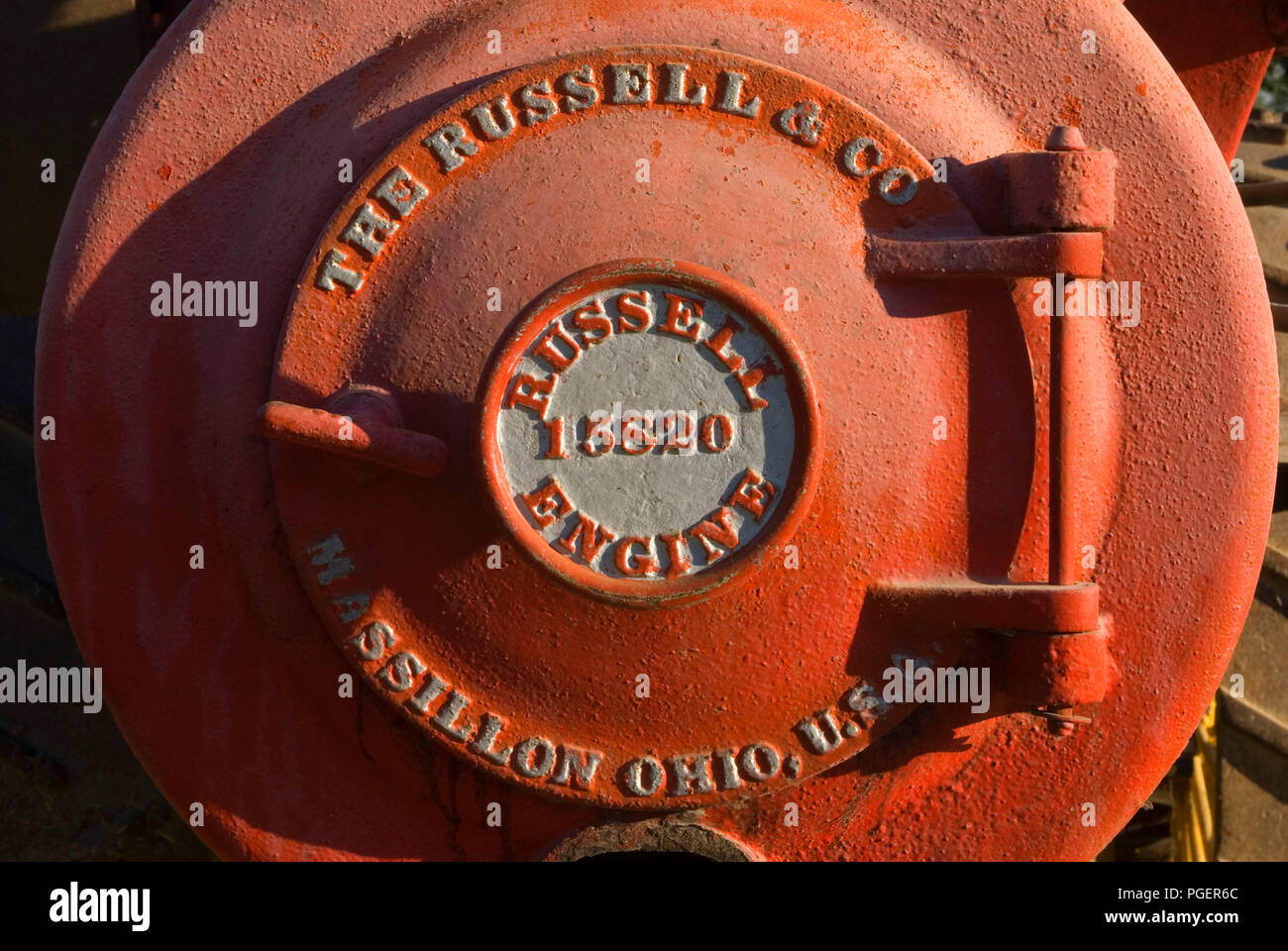 Russell steam traction engine tractor detail, Great Oregon Steam-Up ...