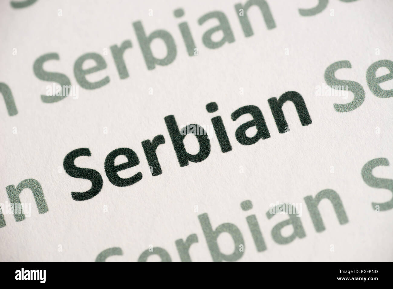 Serbian Language