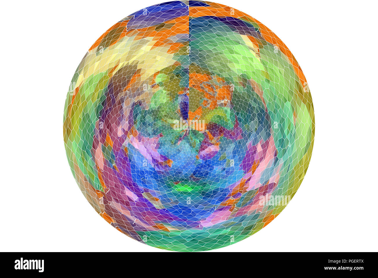 Artistic grunge, rough or retro circle or sphere type overlay filter ...