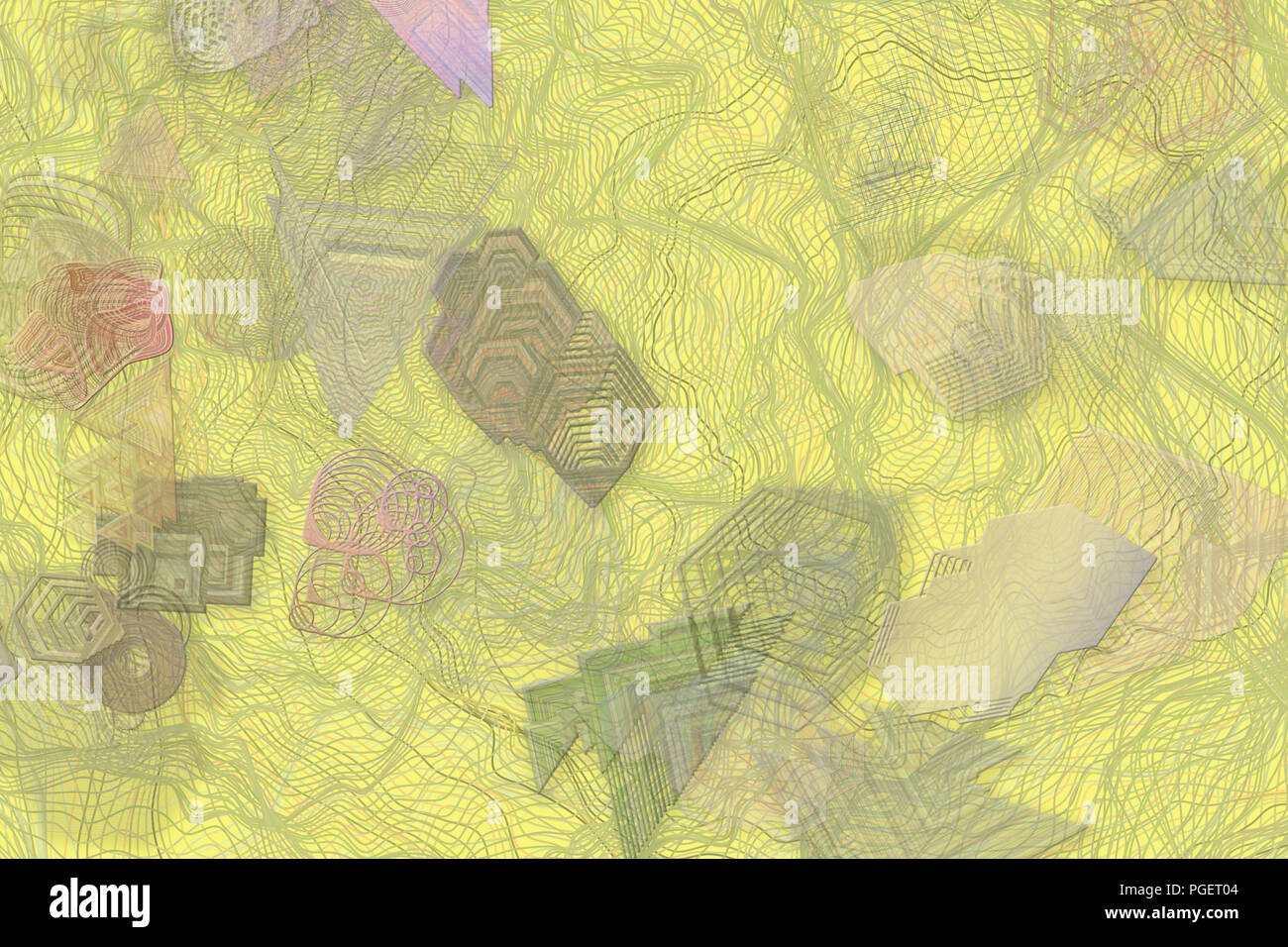 Background abstract blended messy shapes. Good pattern for design Stock ...