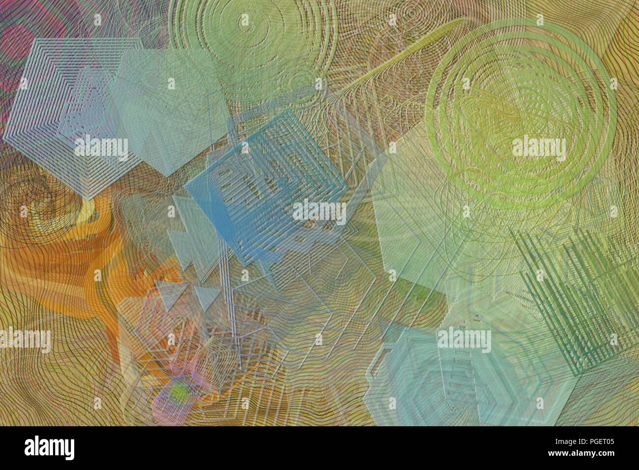 Artistic blended messy shapes background pattern abstract Stock Photo ...