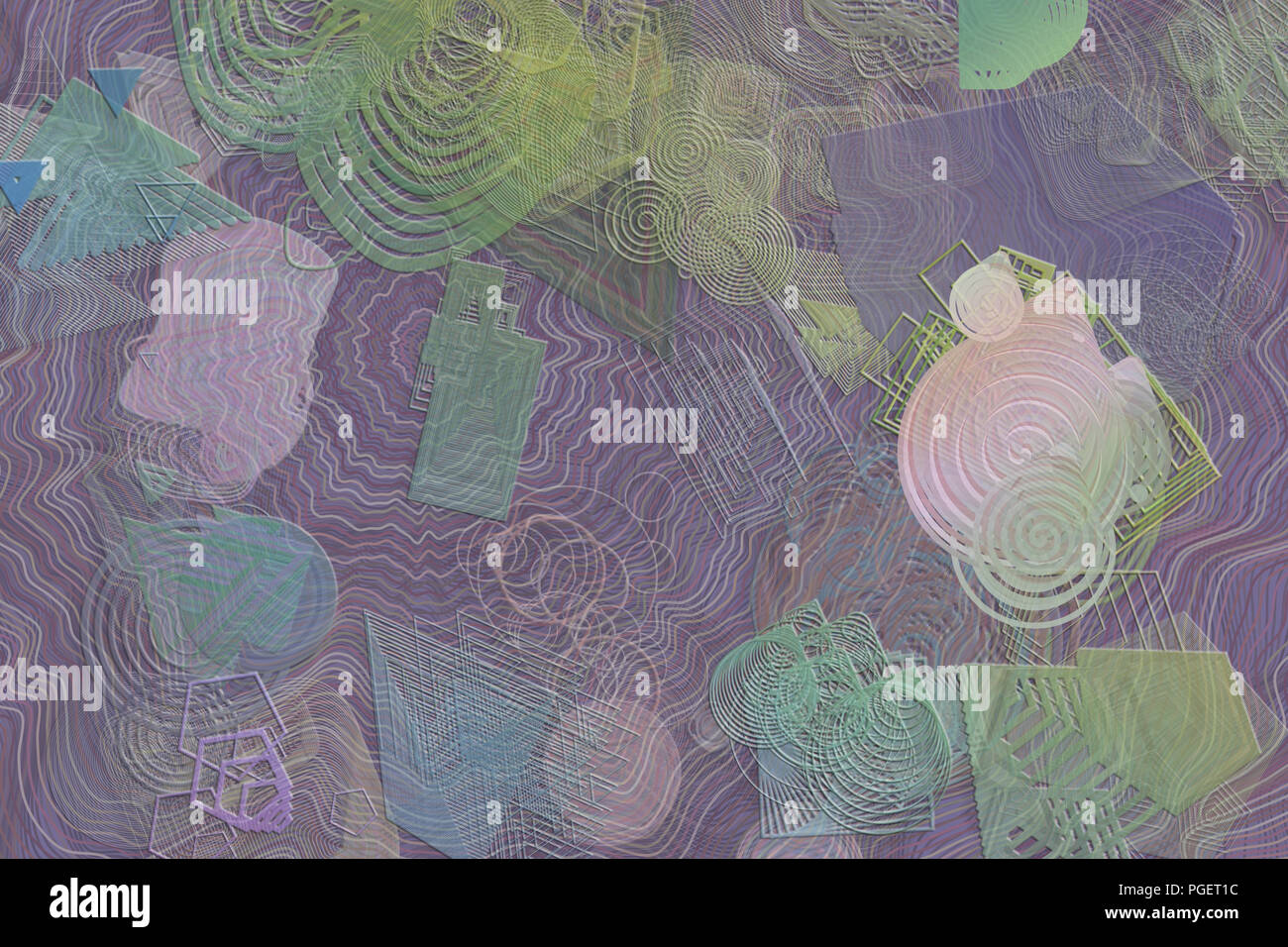 Artistic blended messy shapes background pattern abstract Stock Photo ...