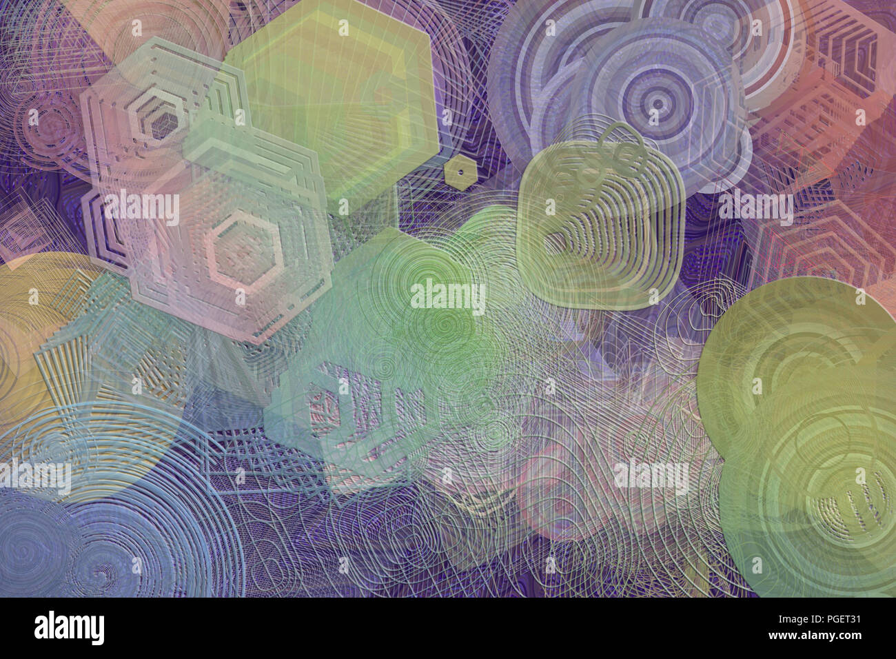 Geometric Conceptual background blended messy shapes for design texture ...