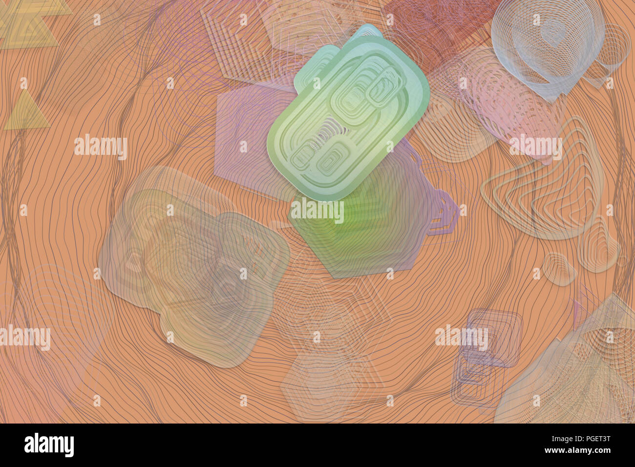 Background abstract blended messy shapes. Good pattern for design Stock ...