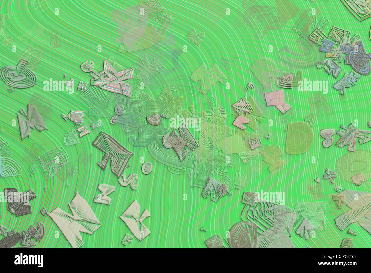 Background abstract blended messy shapes. Good pattern for design Stock ...