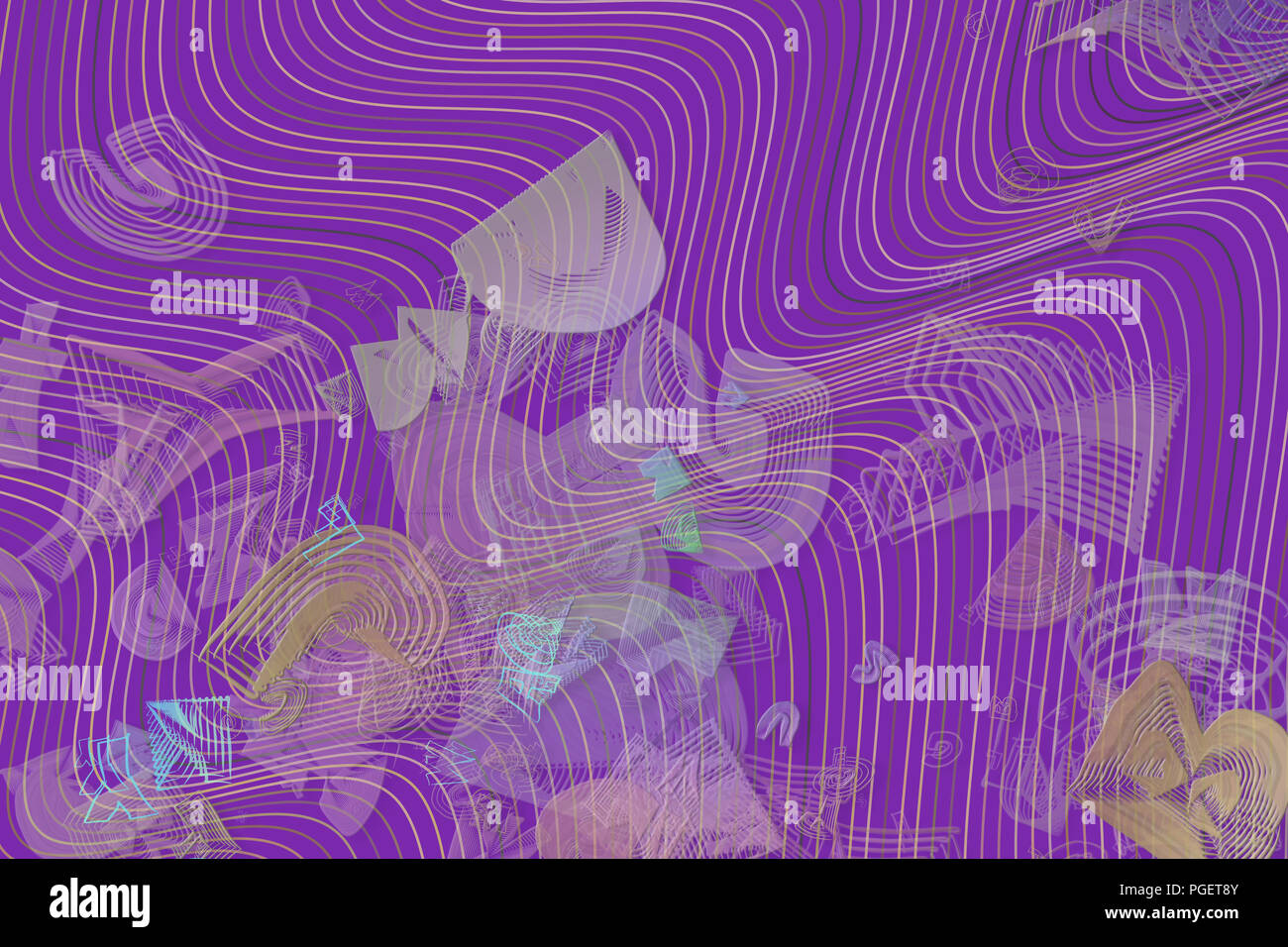 Artistic blended messy shapes background pattern abstract Stock Photo ...