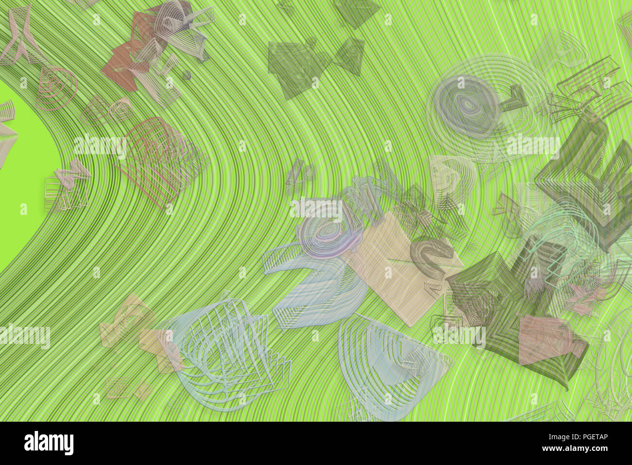 Background abstract blended messy shapes. Good pattern for design Stock ...