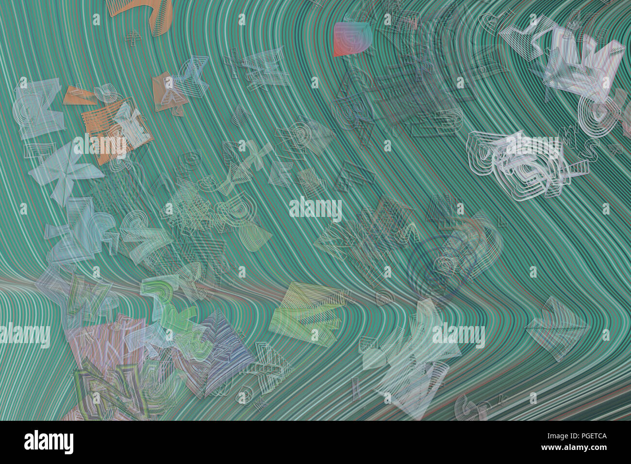 Background abstract blended messy shapes. Good pattern for design Stock ...