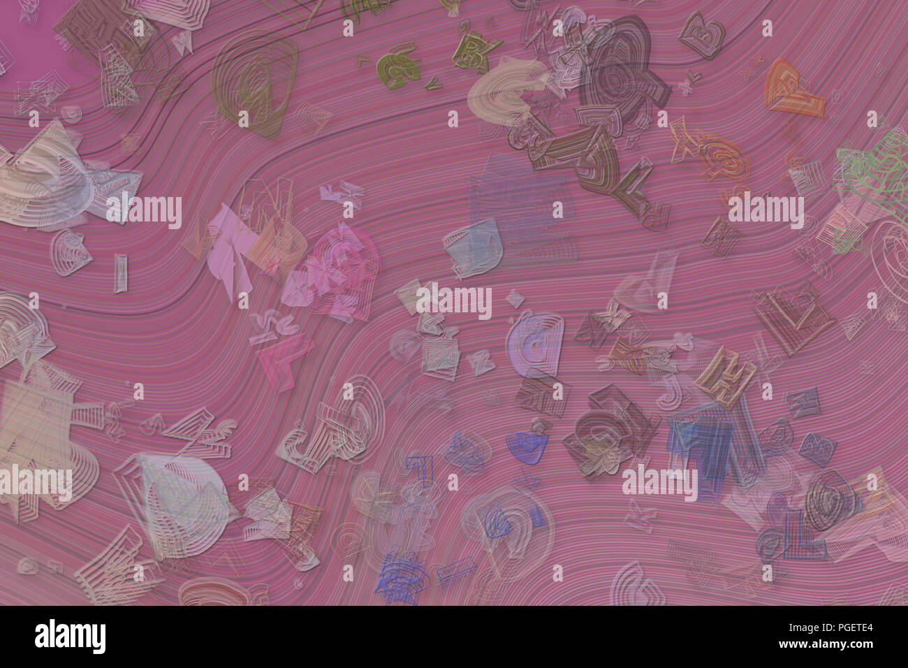 Background abstract blended messy shapes. Good pattern for design Stock ...