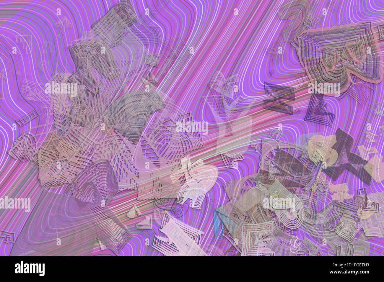 Background abstract blended messy shapes. Good pattern for design Stock ...