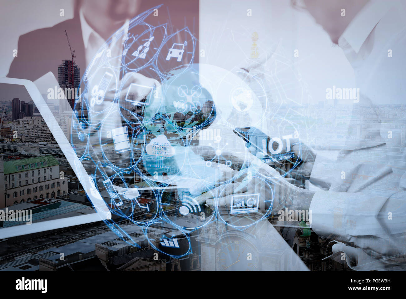 Internet of Things (IOT) technology with AR (Augmented Reality) on VR dashboard.co working team ...