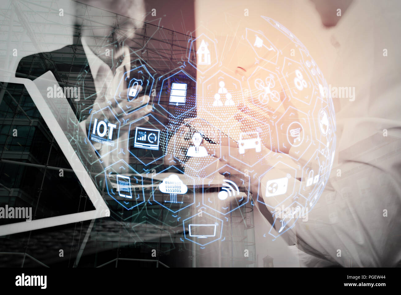 Internet of Things (IOT) technology with AR (Augmented Reality) on VR ...