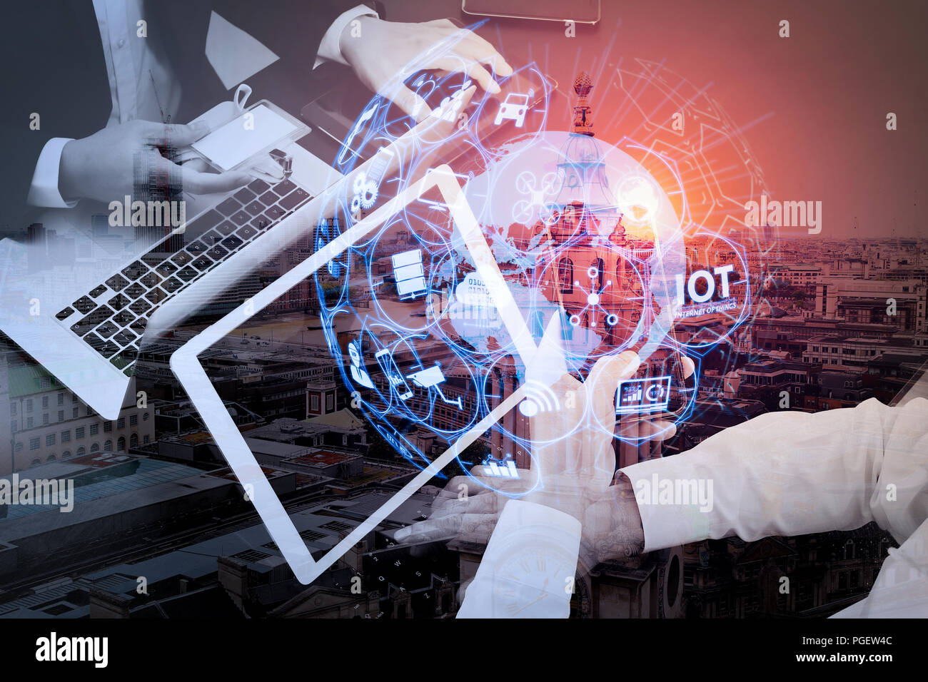 Internet of Things (IOT) technology with AR (Augmented Reality) on VR ...