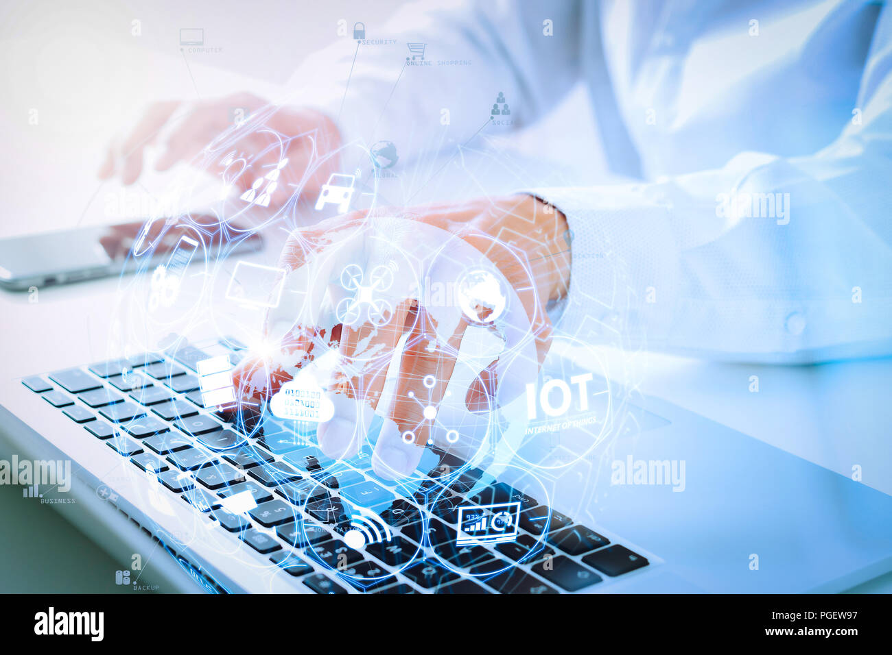 Internet of Things (IOT) technology with AR (Augmented Reality) on VR ...