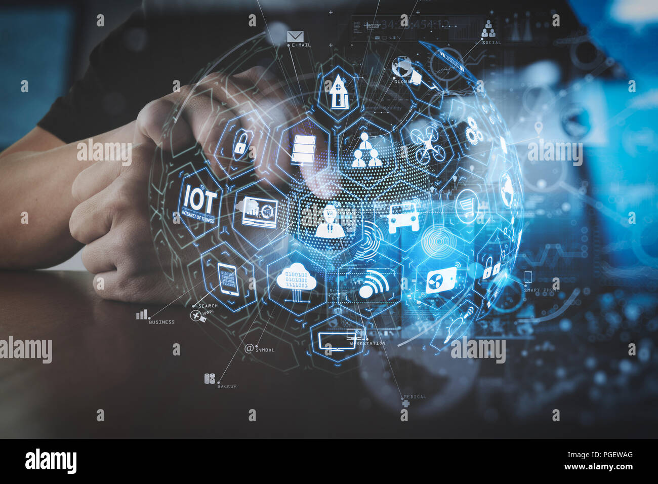 Internet of Things (IOT) technology with AR (Augmented Reality) on VR ...