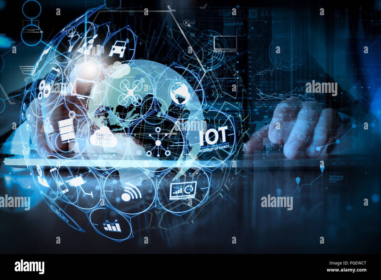 Internet of Things (IOT) technology with AR (Augmented Reality) on VR ...