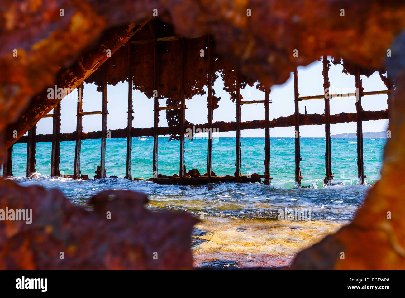 Rusted shipwreck hi-res stock photography and images - Alamy
