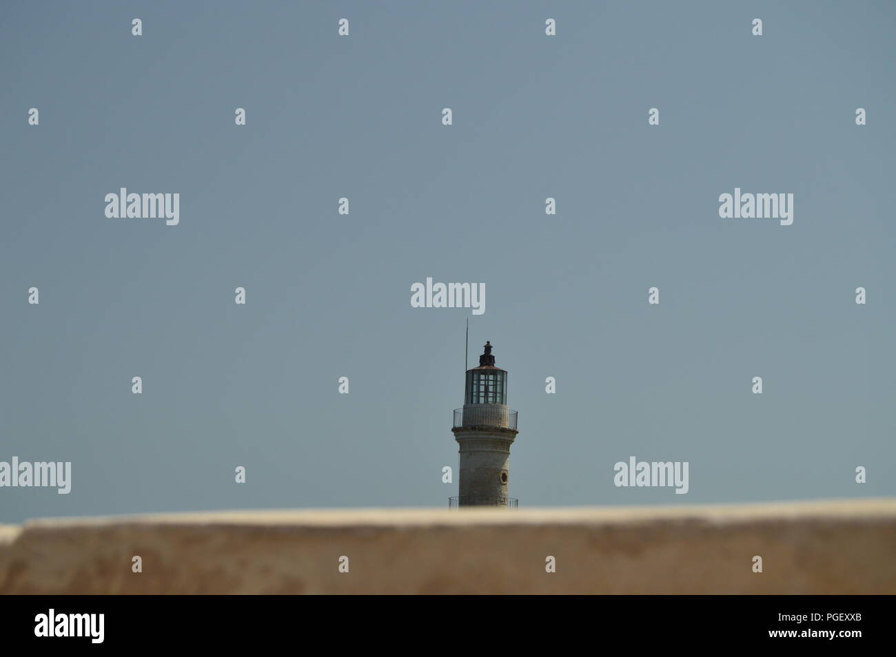 Magnificent Views Of The Antiquity Lighthouse In The Port Of Chania ...