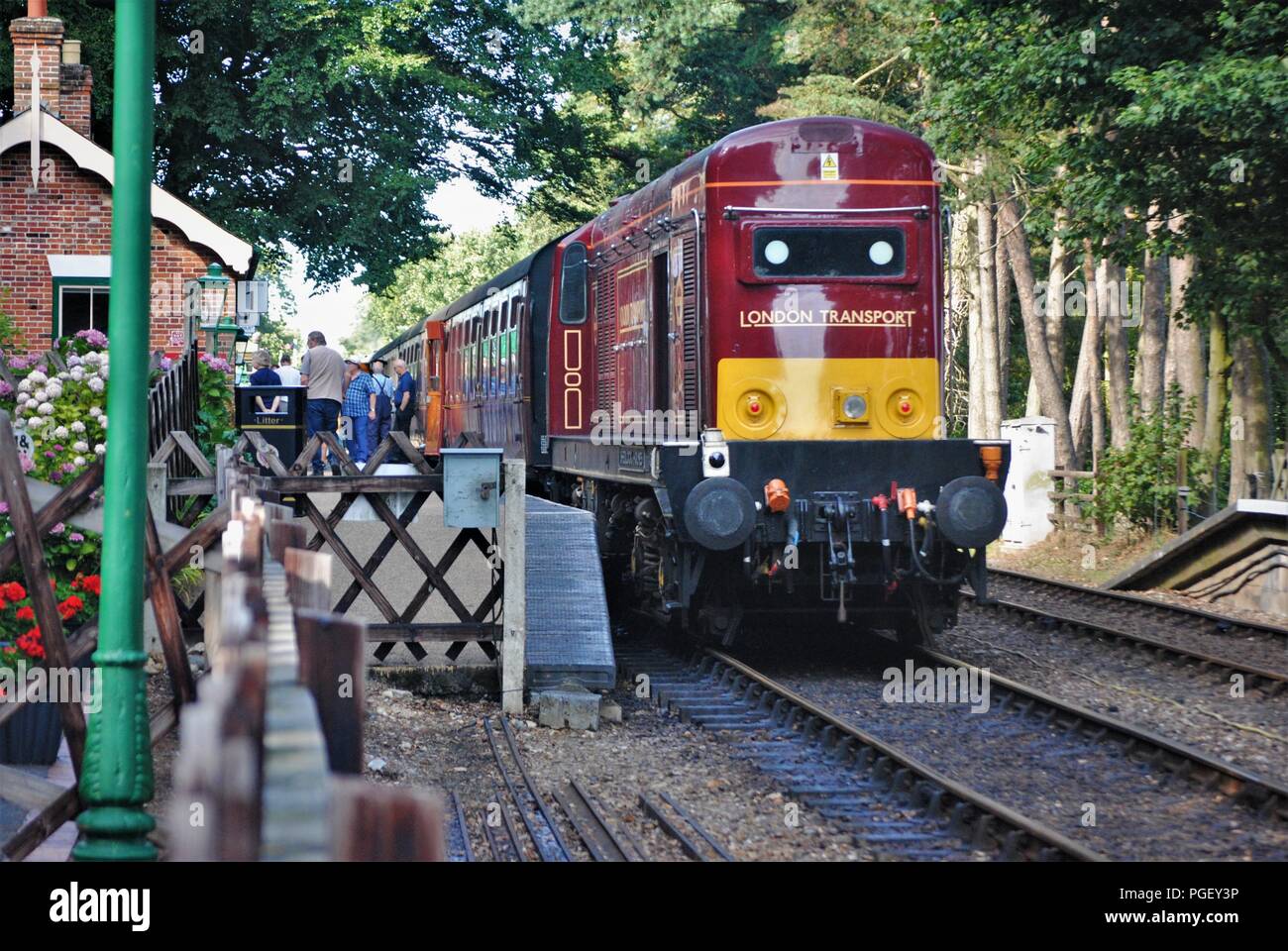 Sherlock Holmes London transport diesel engine at Holt station on the ...