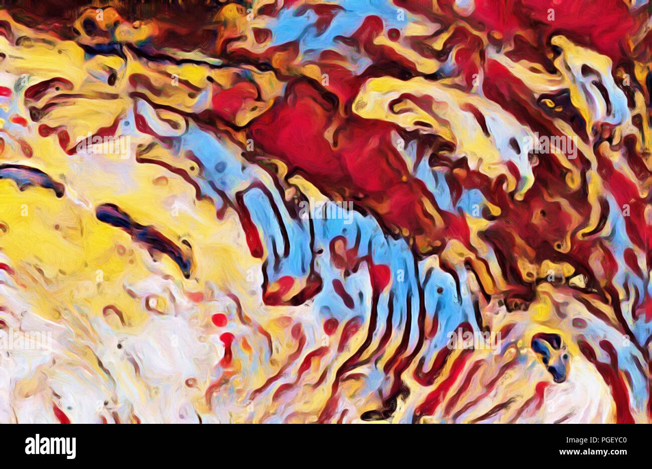 Abstraction painted in oil. Colorful texture background. Multicolored ...