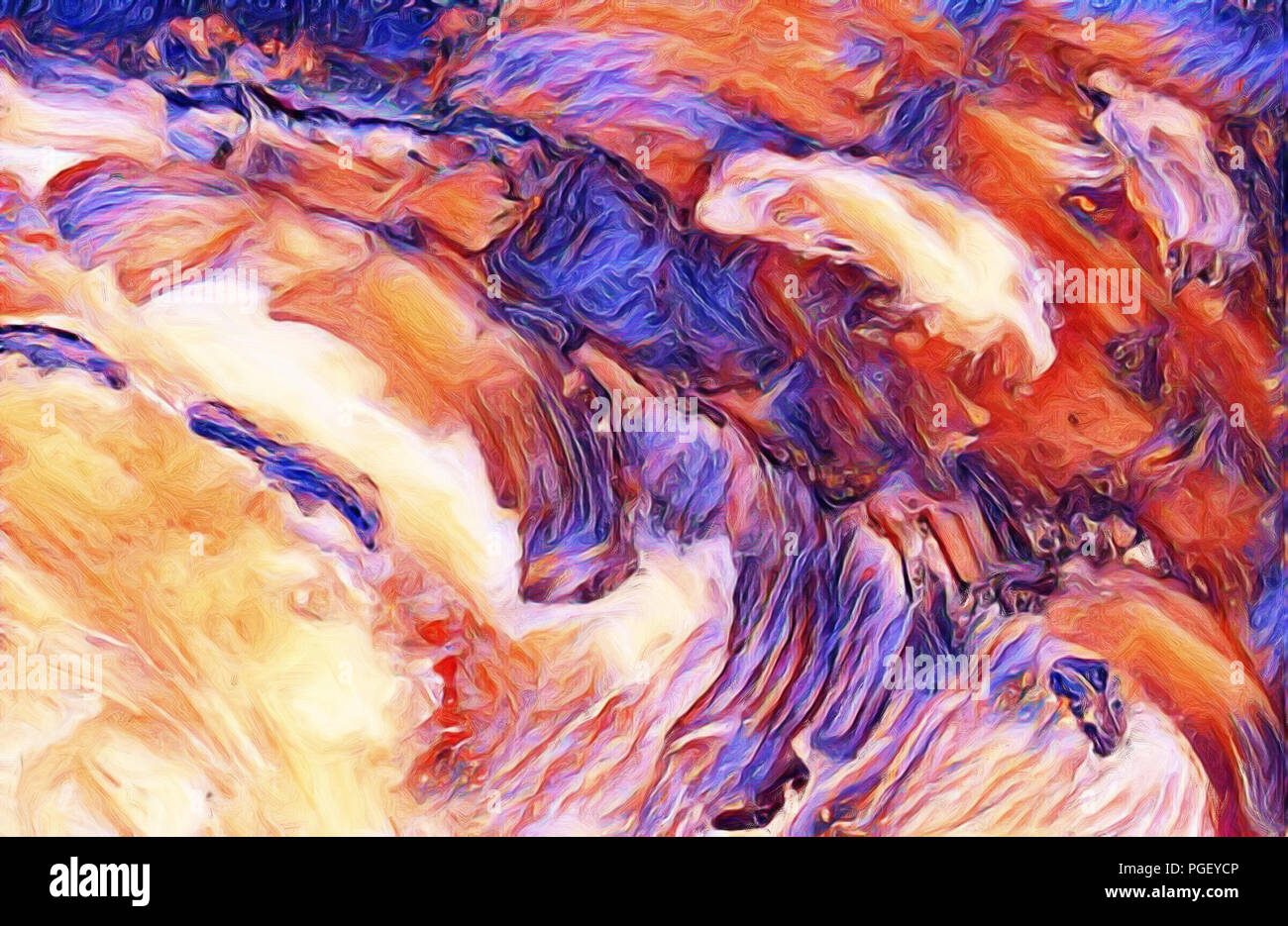 Abstraction painted in oil. Colorful texture background. Multicolored ...