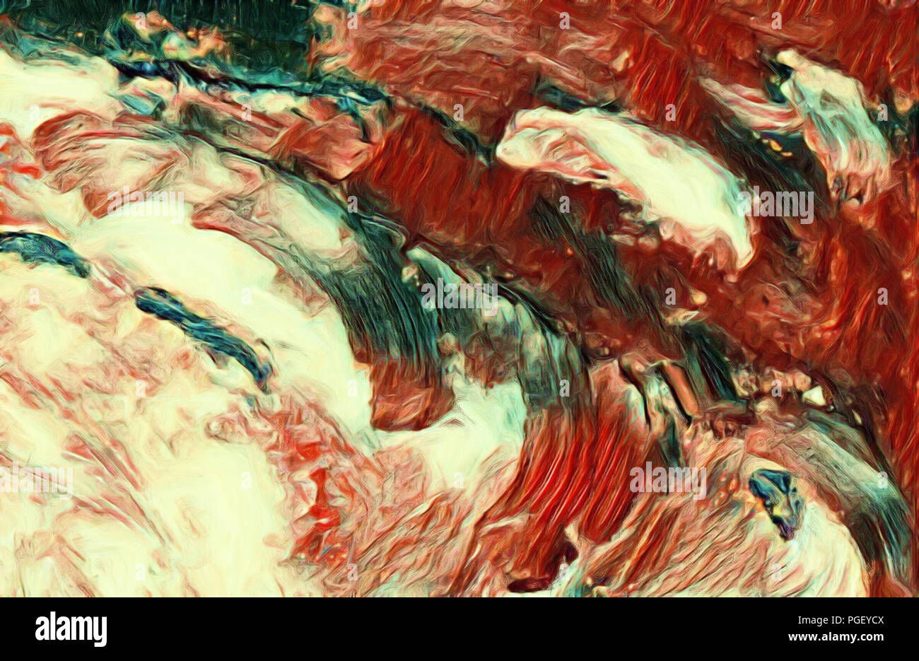 Abstraction painted in oil. Colorful texture background. Multicolored ...