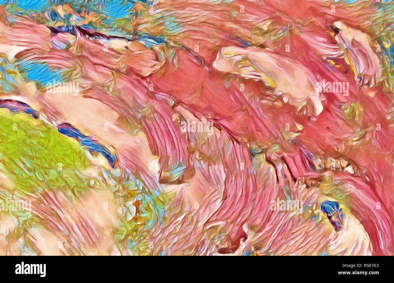 Abstraction painted in oil. Colorful texture background. Multicolored ...