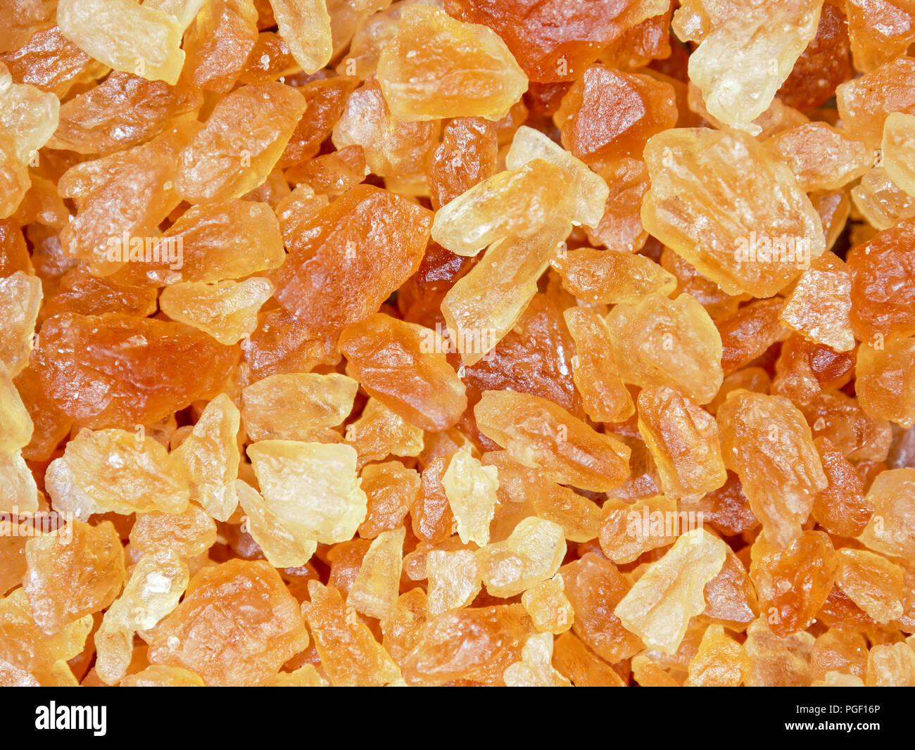 sweet brown rock sugar food texture background Stock Photo - Alamy