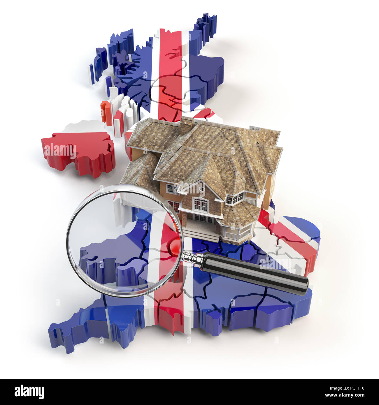 Uk estate Cut Out Stock Images & Pictures - Alamy