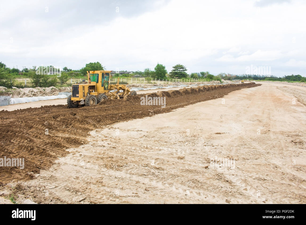 Motor grader hi-res stock photography and images - Alamy