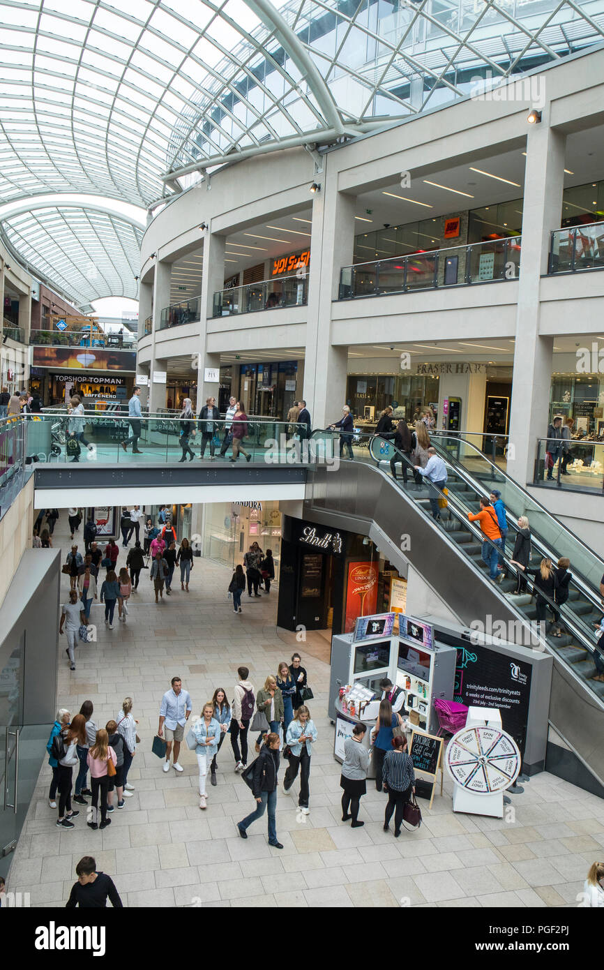 Trinity Shopping Centre Leeds, Yorkshire, UK Stock Photo - Alamy