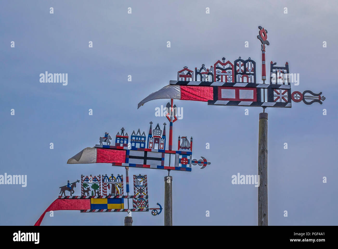 Curonian flags hi-res stock photography and images - Alamy