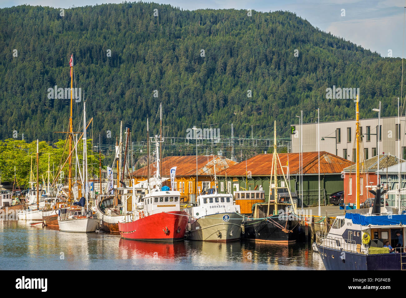 Trondheim port and harbour hi-res stock photography and images - Alamy