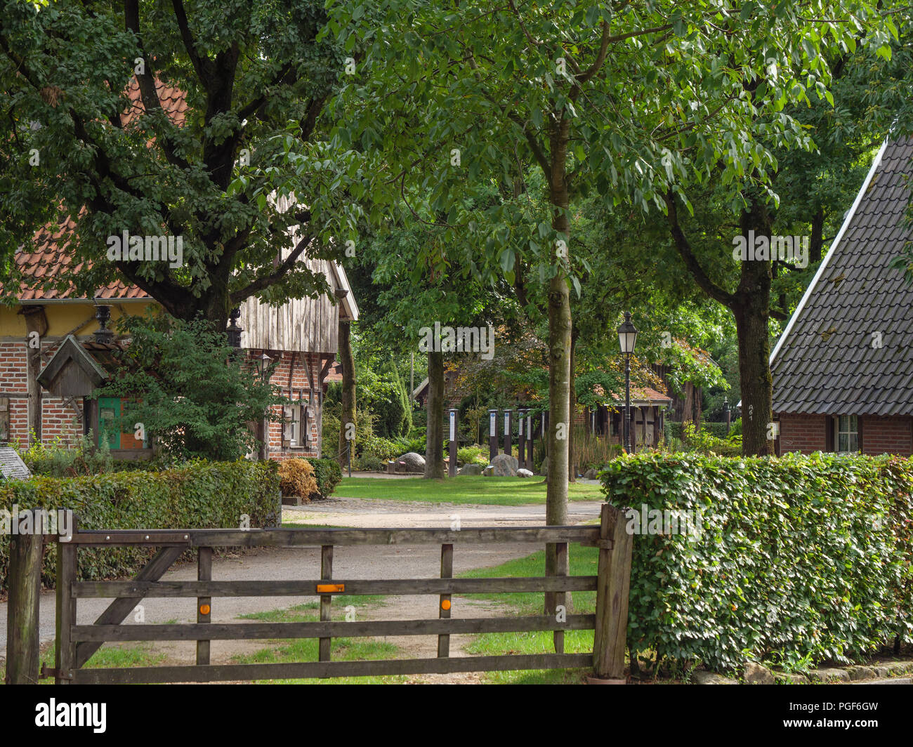 Small village in germany Stock Photo - Alamy