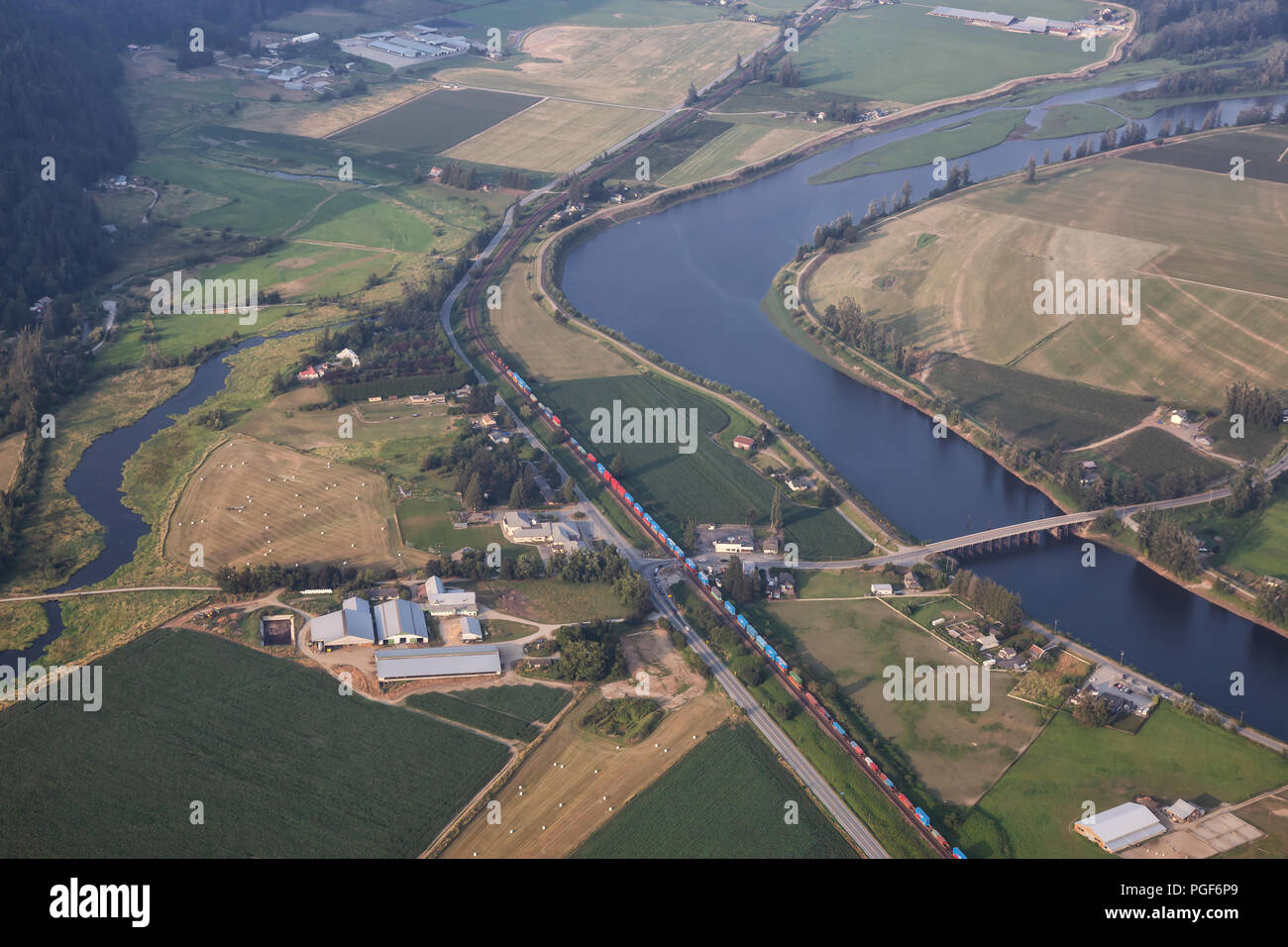 Fraser valley canada train hi-res stock photography and images - Alamy