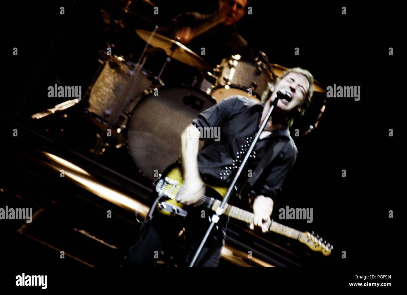 Bruce Springsteen & E Street Band concert in Brussels during the ...