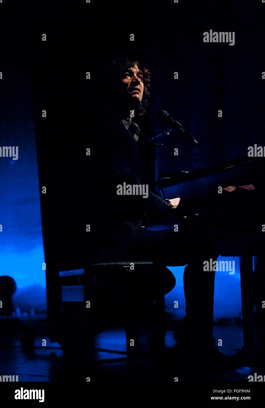 French singer Cali performing at the Nuits du Botanique festival in ...