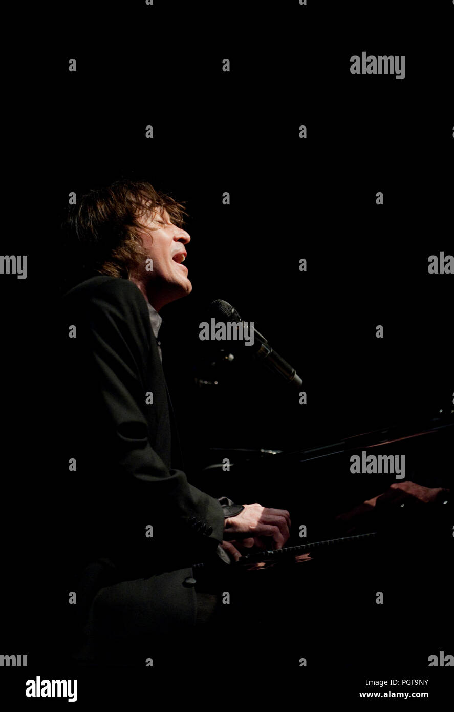 French singer Cali performing at the Nuits du Botanique festival in ...