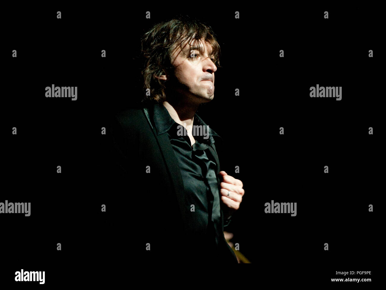 French singer Cali performing at the Nuits du Botanique festival in ...