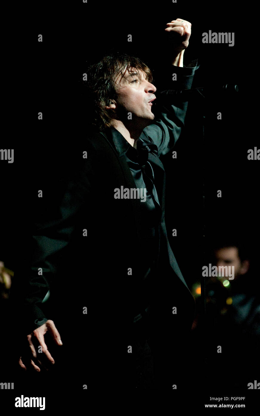 French singer Cali performing at the Nuits du Botanique festival in ...