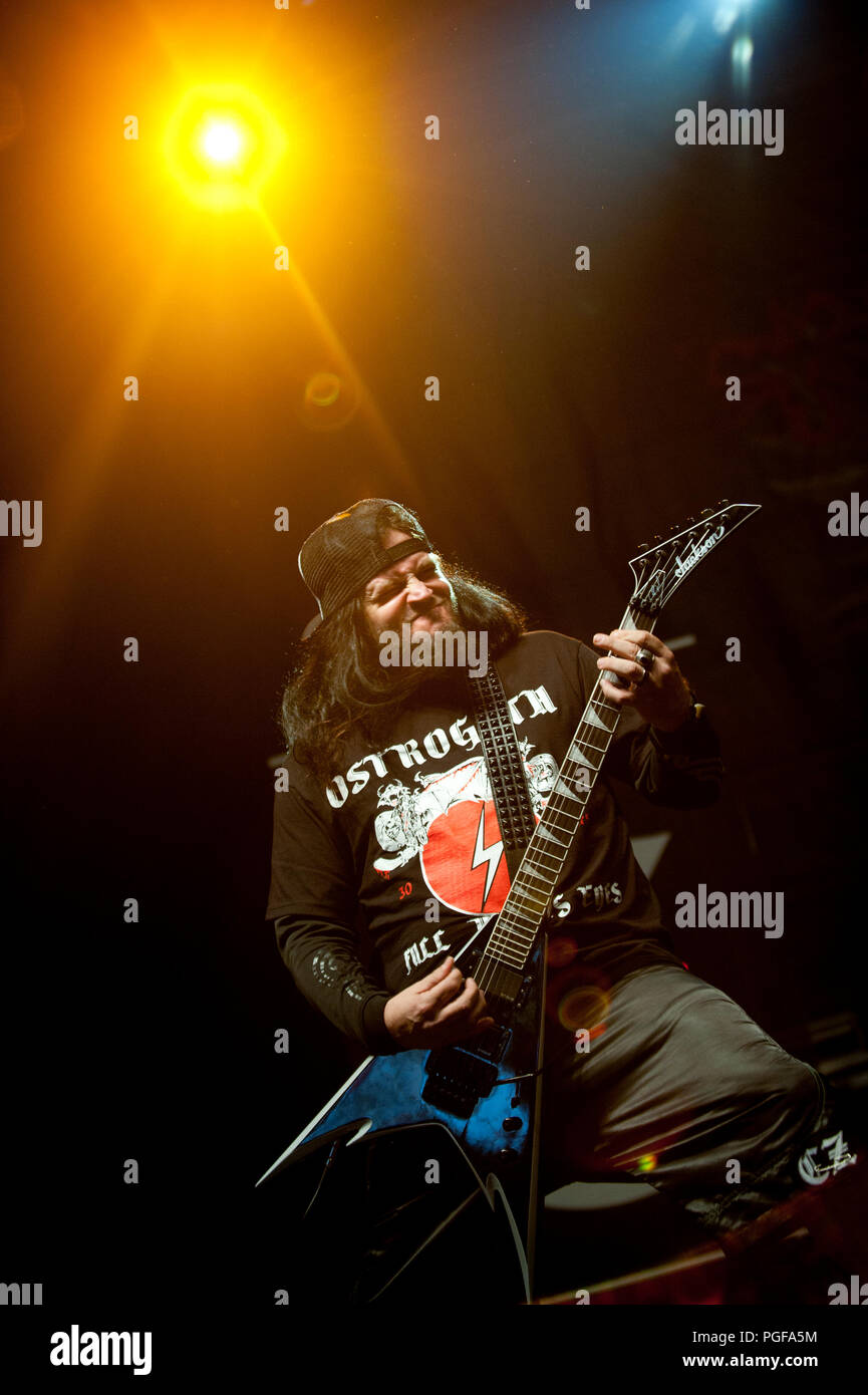Concert of the Belgian heavy metal band Channel Zero at the Crammerock ...