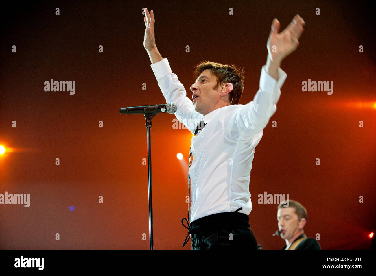 Belgian band Clouseau performing their De Laatste Ronde concert in the ...