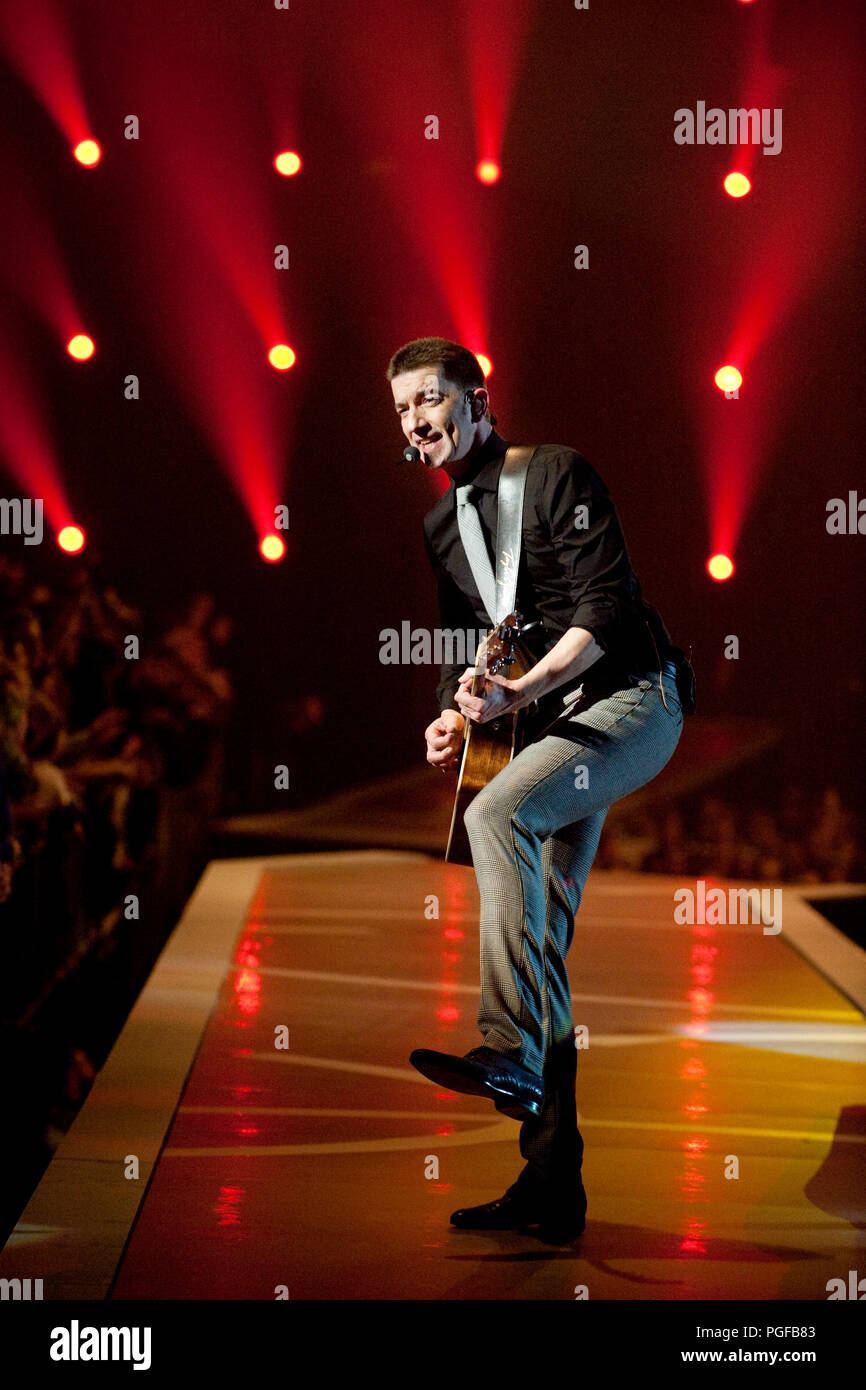 Belgian band Clouseau performing their De Laatste Ronde concert in the ...