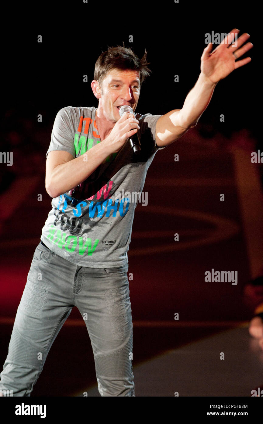 Belgian band Clouseau performing their De Laatste Ronde concert in the ...