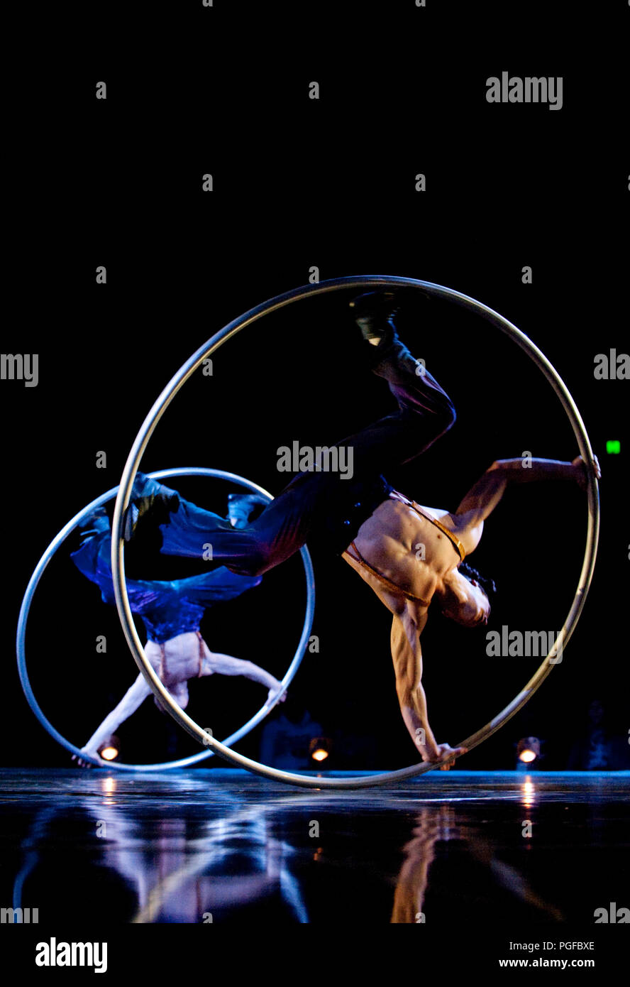 European première of the "Corteo" show from the Canadian entertainment ...