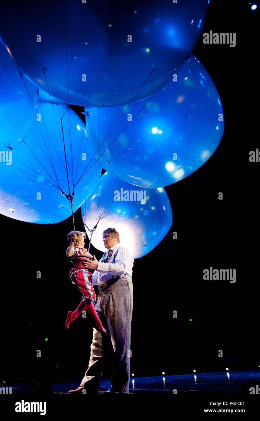 European première of the "Corteo" show from the Canadian entertainment ...